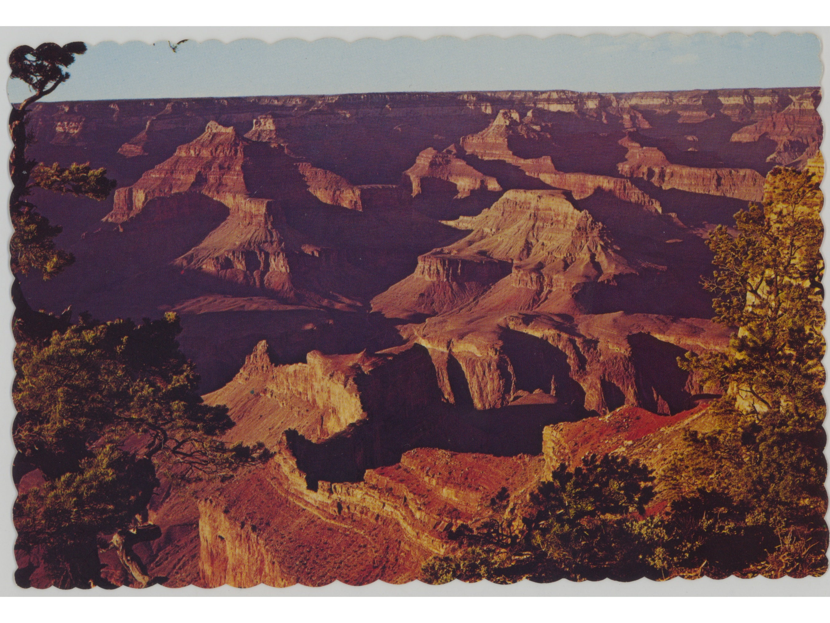 4 Arizona Vintage Blank Postcards - 1950s - Grand Canyon - Painted ...
