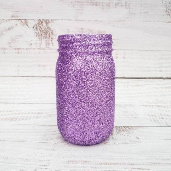 Glitter Mason Jars - Etsy