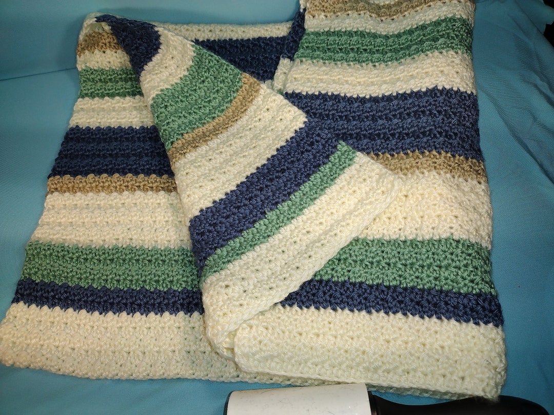 Beach Colored Baby Blanket. Unisex. - Etsy