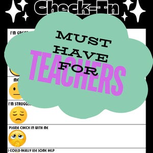 Mood Tracker Emotional Well-being Check-in Poster | Instant Download ...