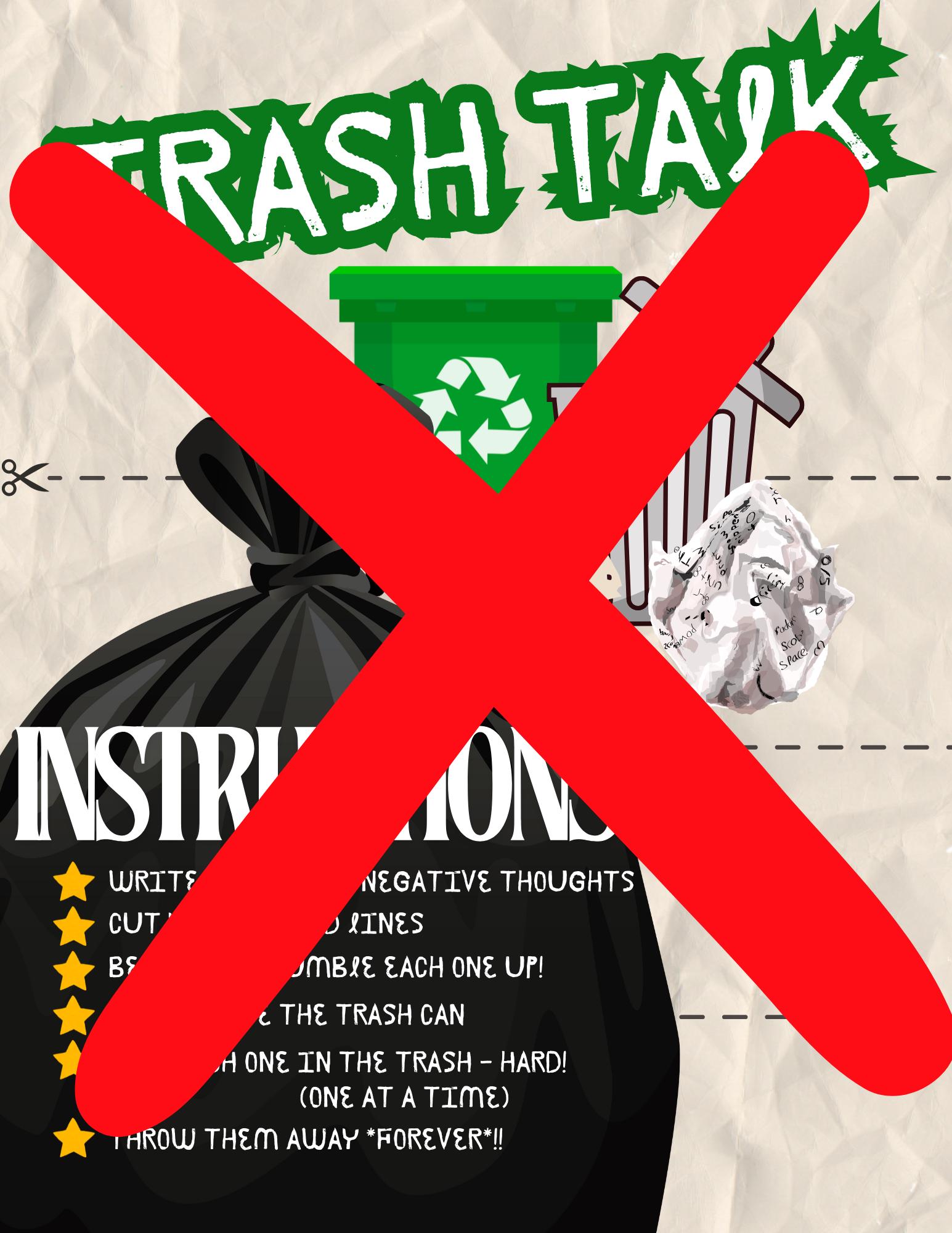 Inner Child Release Purge Paper Game for Adults Trash Talk With a TWIST ...