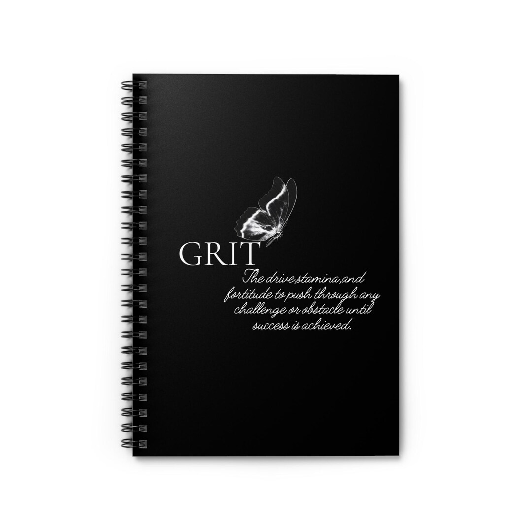 GRIT Journal - Inspirational Notebook With Definition | Perfect for ...
