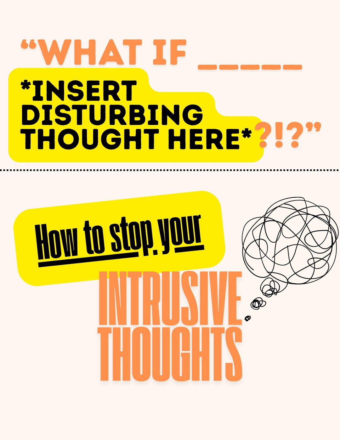 15-page Printable PDF: Understanding Intrusive Thoughts, Common ...
