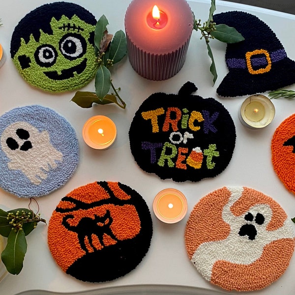 Halloween Coasters - Etsy