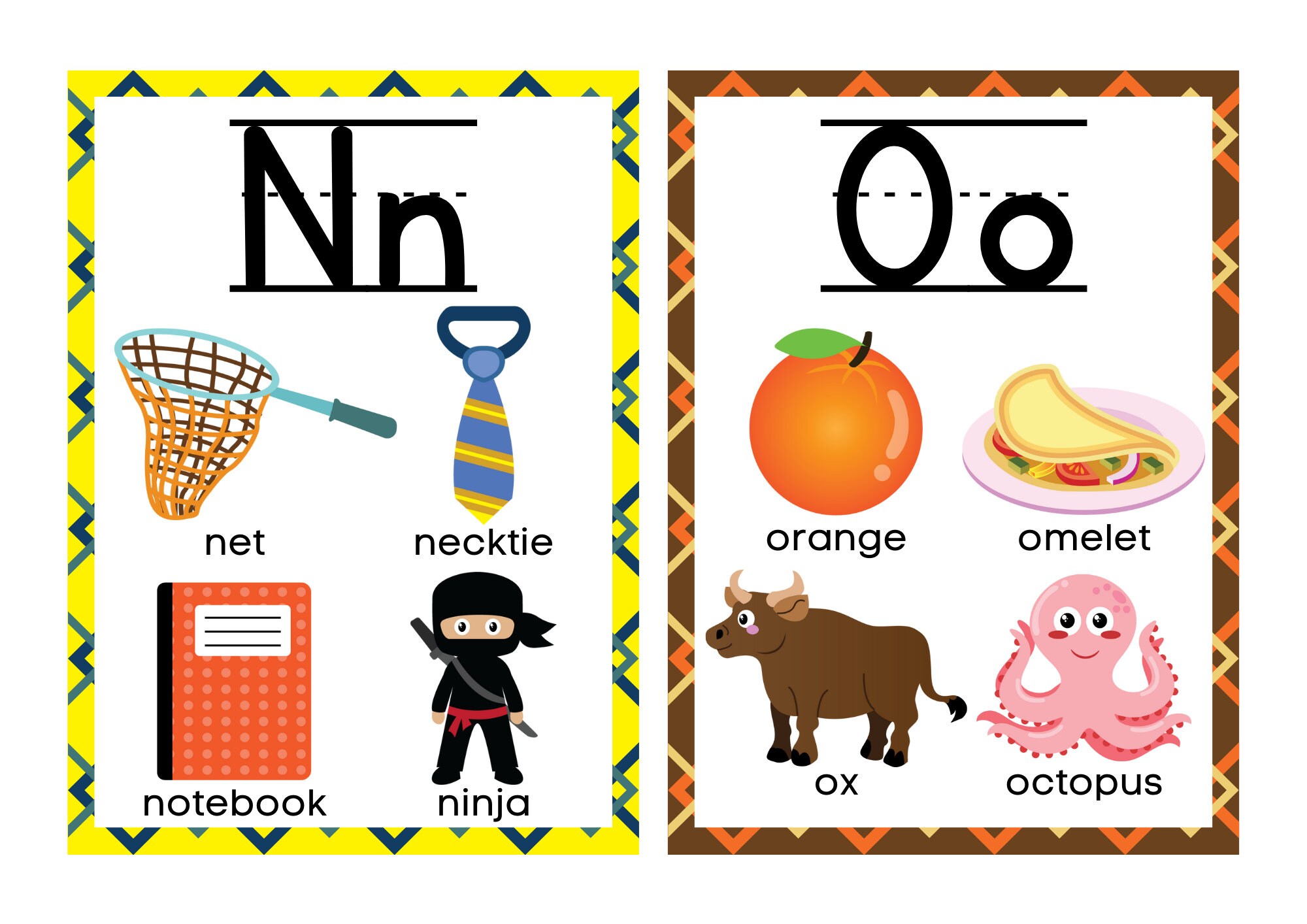 ESL or ELA Alphabet Flashcards Letters H-Q Flip Book for Kids - Etsy