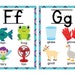 Printable ESL or ELA Alphabet Flashcards Letters A-G Flip Book - Etsy