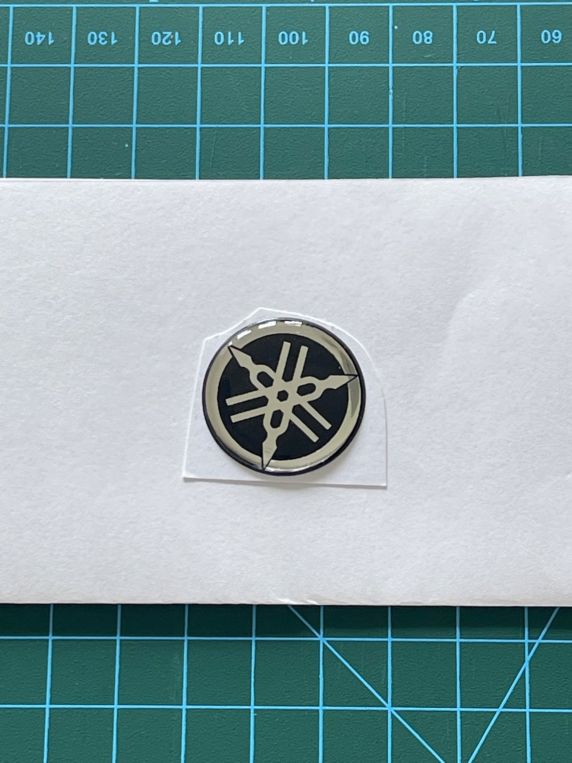 Yamaha Sticker 3D Tuning Fork Logo Emblem Decal for Fuel Tank, Fairings ...