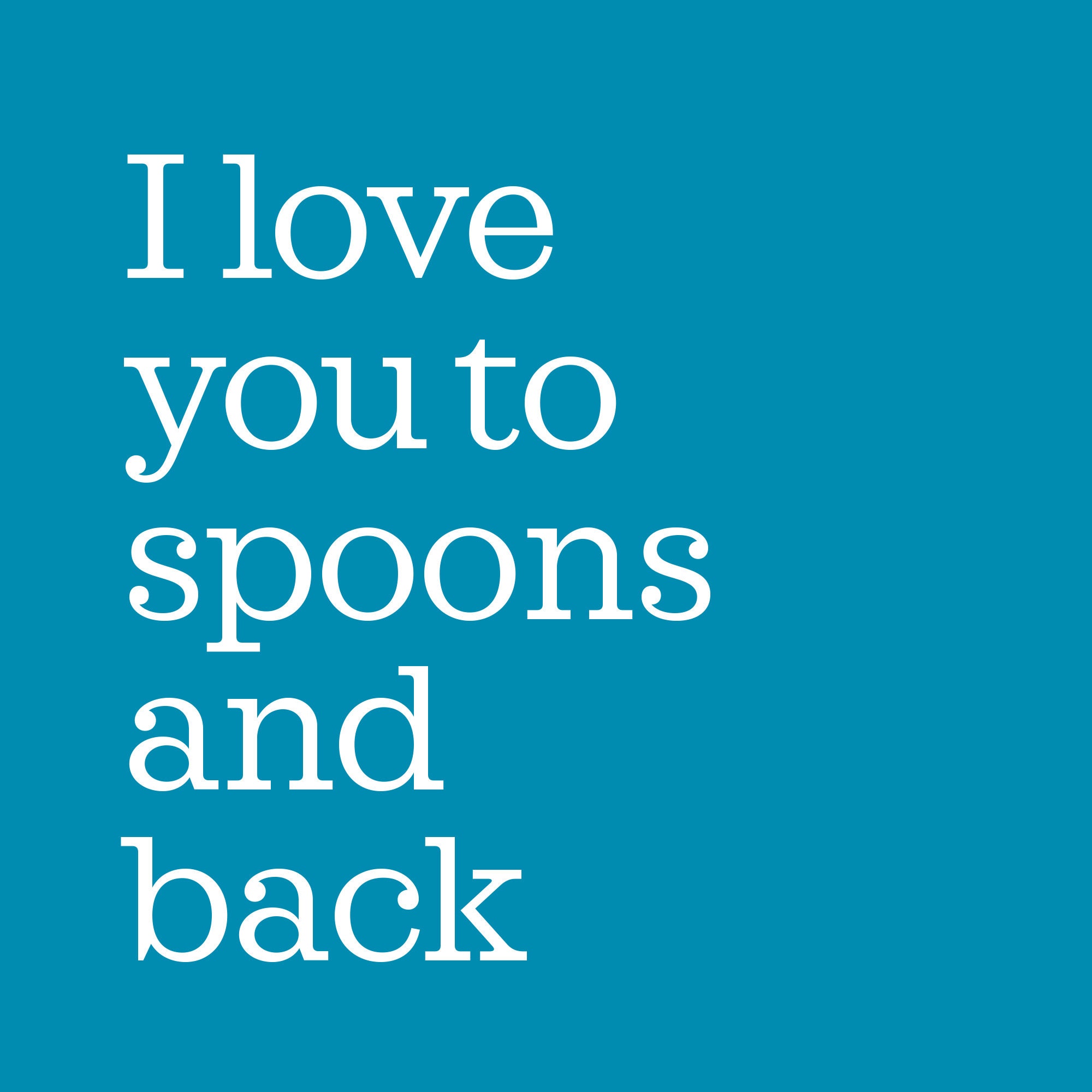 Wetherspoons Print – I Love You to Spoons and Back - Etsy UK