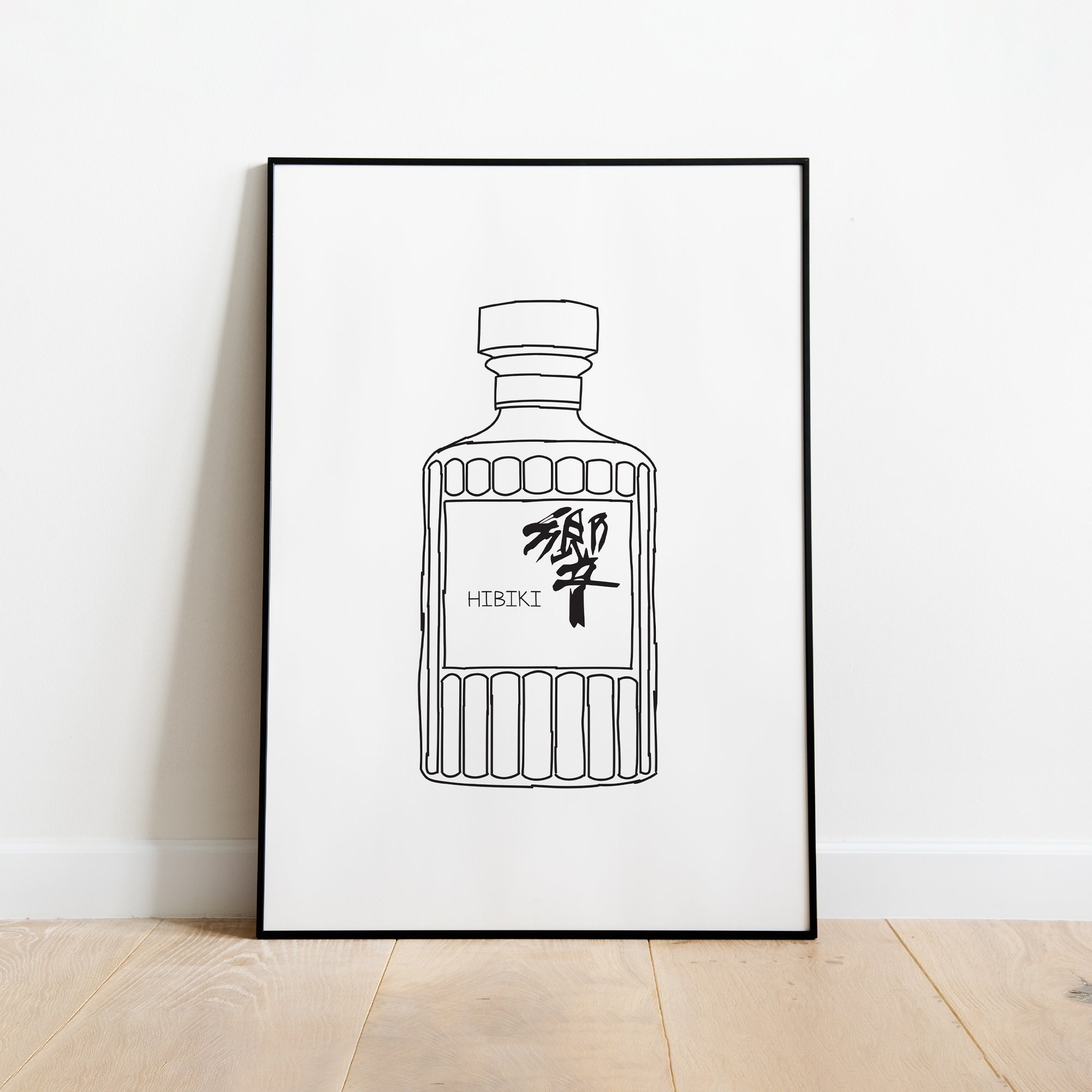 Hibiki Blended Japanese Whisky Alcohol Illustration Poster - Etsy