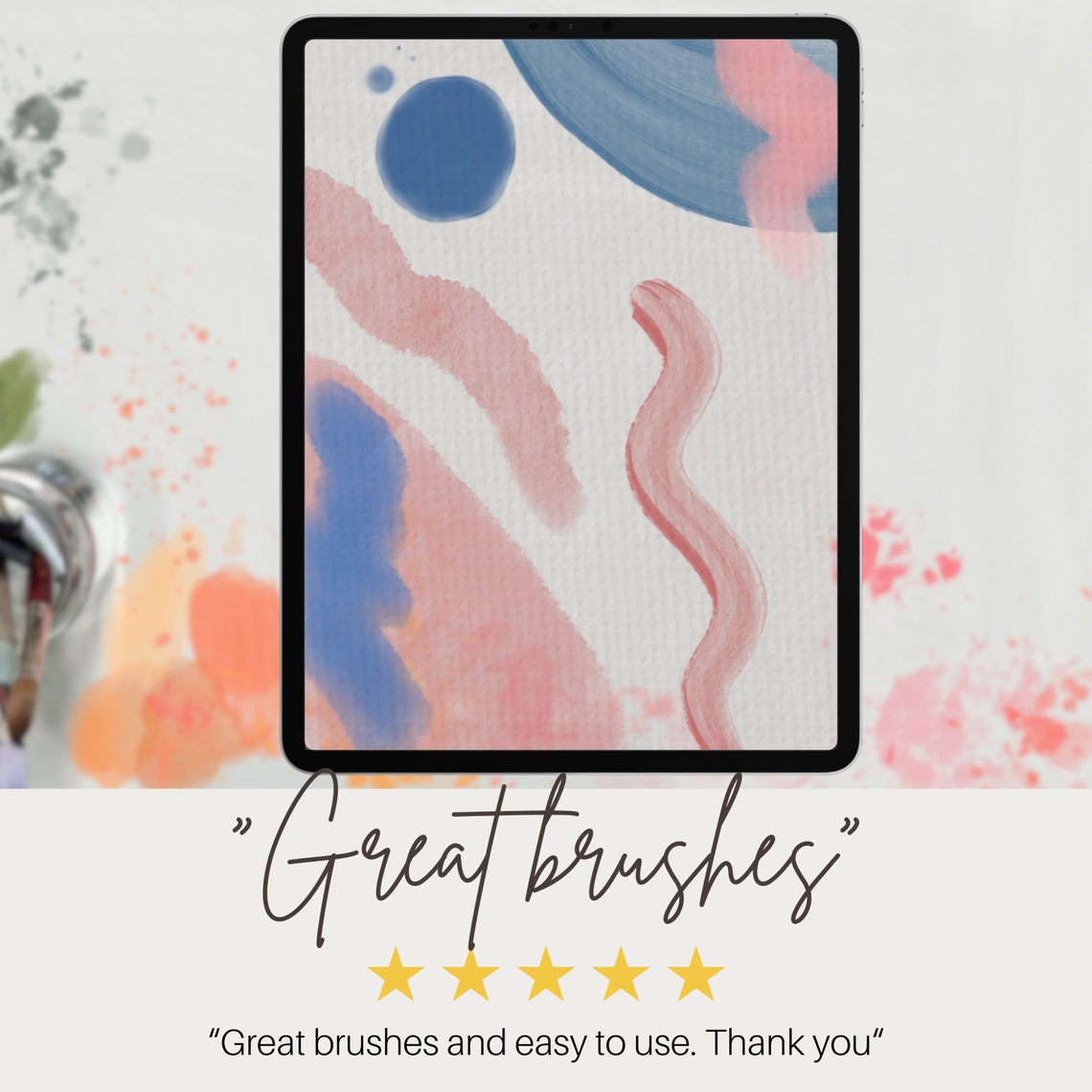 Procreate Watercolor Brush Kit, Procreate Brush Set, Realistic ...