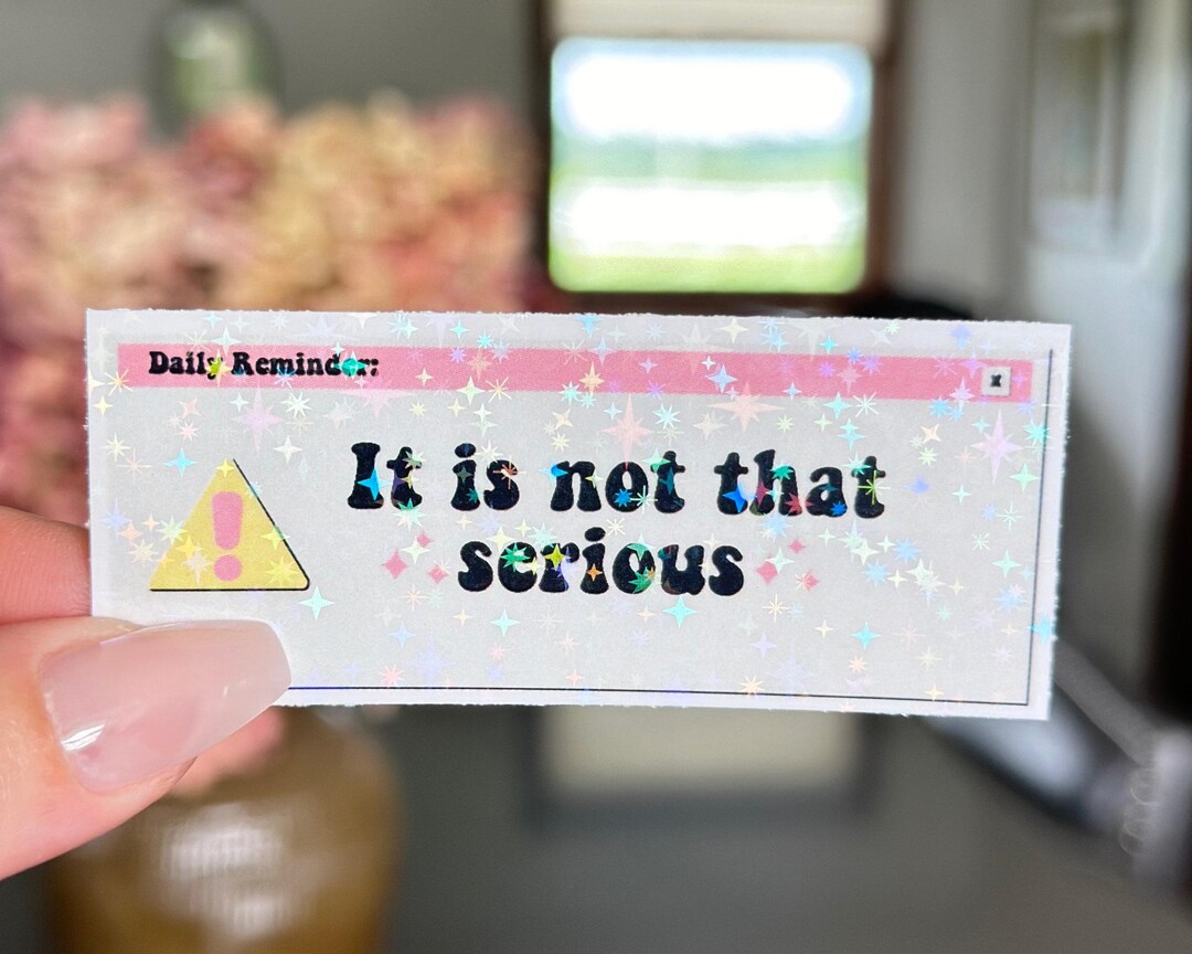 Cute Daily Reminder Sticker, Cute Laptop Decal Stickers, Aesthetic ...