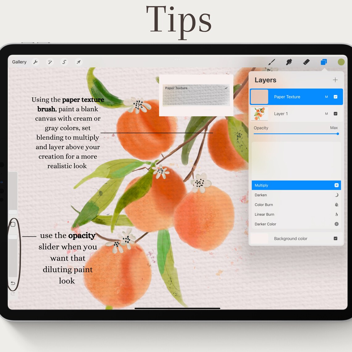 Procreate Watercolor Brush Kit, Procreate Brush Set, Realistic ...