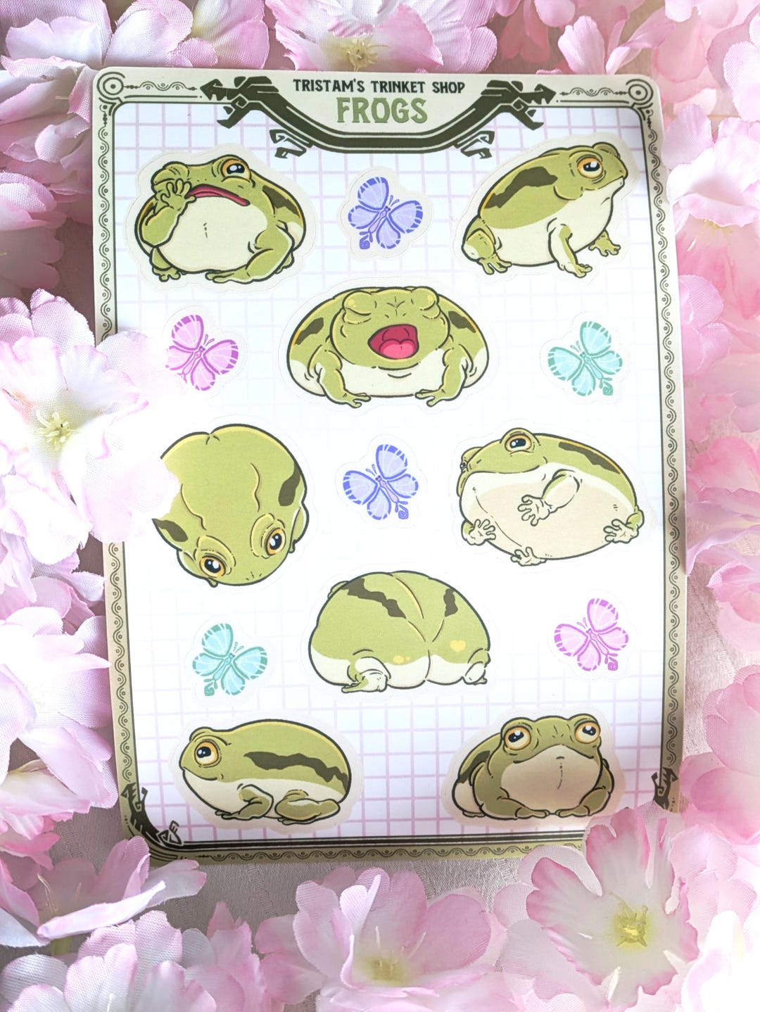MHW Suja Frogs Sticker Sheet - Silly Cute - Monster Hunter Wilds - Etsy