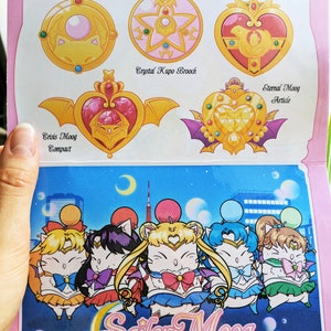 Sailor Moon Moogle Stickers - Magical Girl - FFXIV Crossover - Sailor ...
