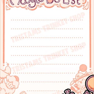 Moogle-do List Notepad - Handmade Paper to Do Pad- Cute Mog FFXIV Final ...