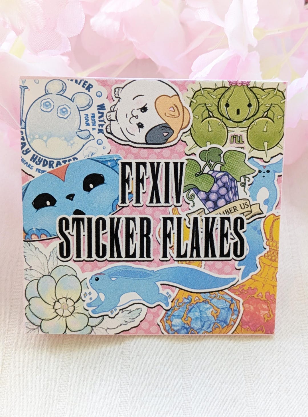 FFXIV Sticker Flake Pack - Final Fantasy 14 - 11 Different Stickers - Etsy