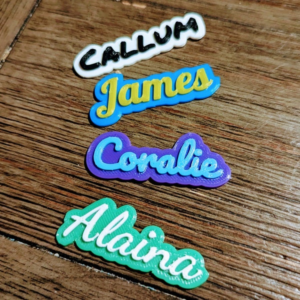 3d Printed Name Color - Etsy