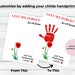 Lest We Forget Handprint Craft for Preschool and Daycare, Veterans Day ...