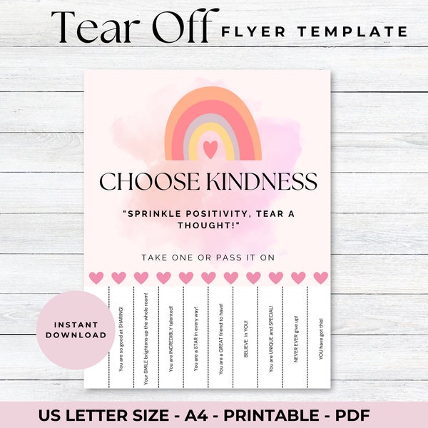Tear off Flyer - Etsy