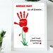 ANZAC Day Handprint Craft for Preschool and Daycare, Lest We Forget ...