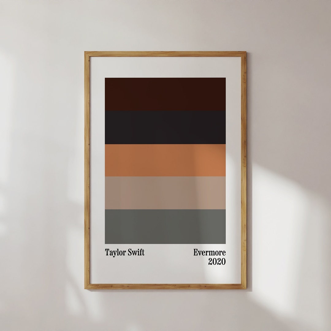 Taylor Swift Poster Taylor Swift Decor Evermore Poster - Etsy