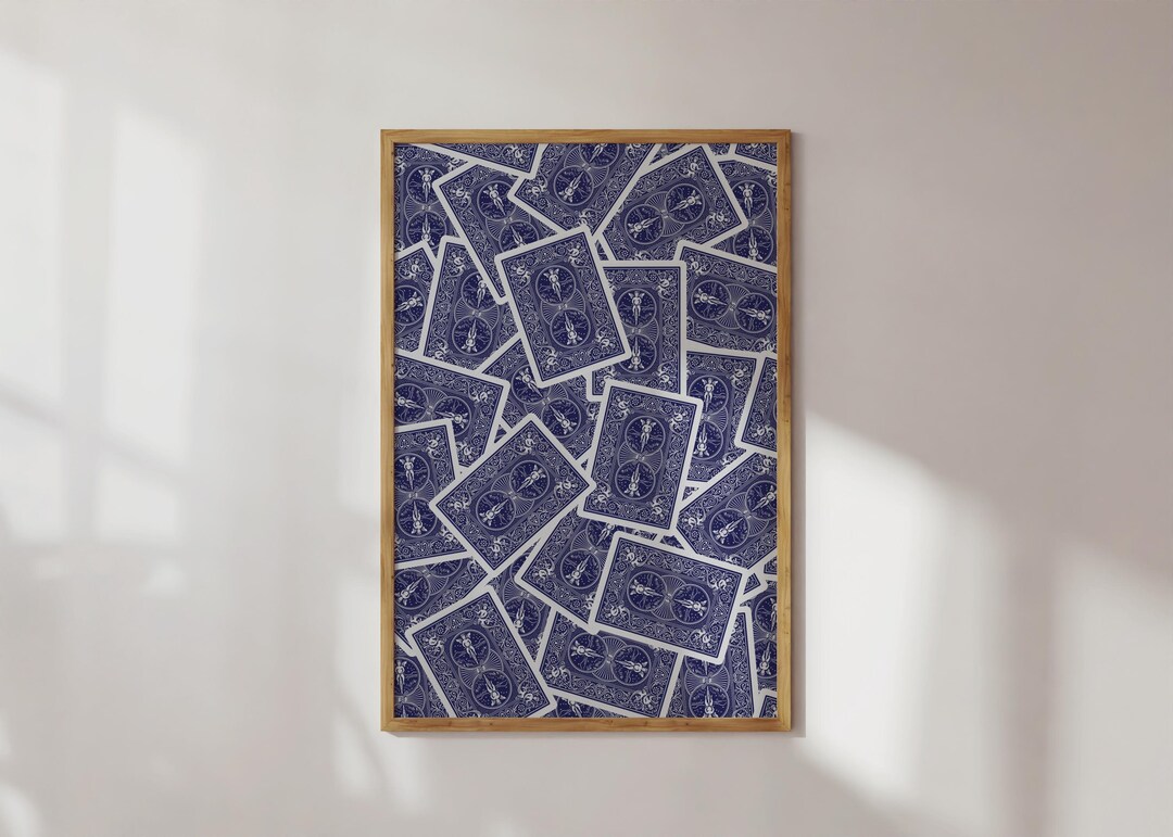 Poker Cards | Playing Card Poster| Trendy Posters | Trendy Retro Wall ...