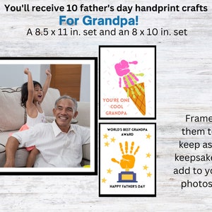 DIY Gift for Dad, Fathers Day Handprint, Fathers Day Gift From Kids ...