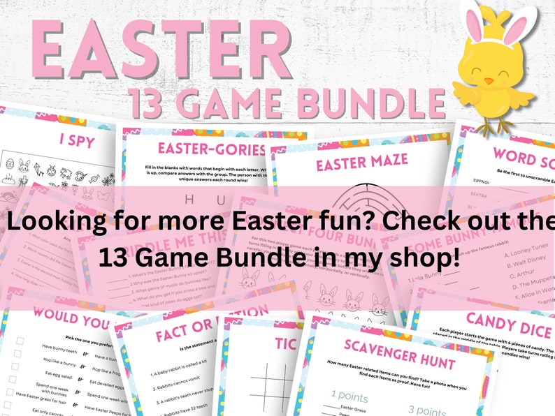Find the Guest Bingo, Find the Guest Game, Printable Easter Games ...