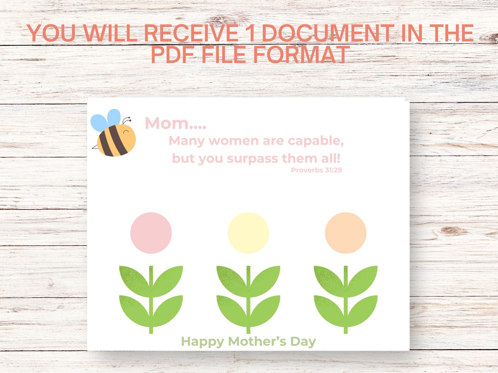 Mothers Day Bible Craft | Bible Mothers Day Craft | Handprint Art ...