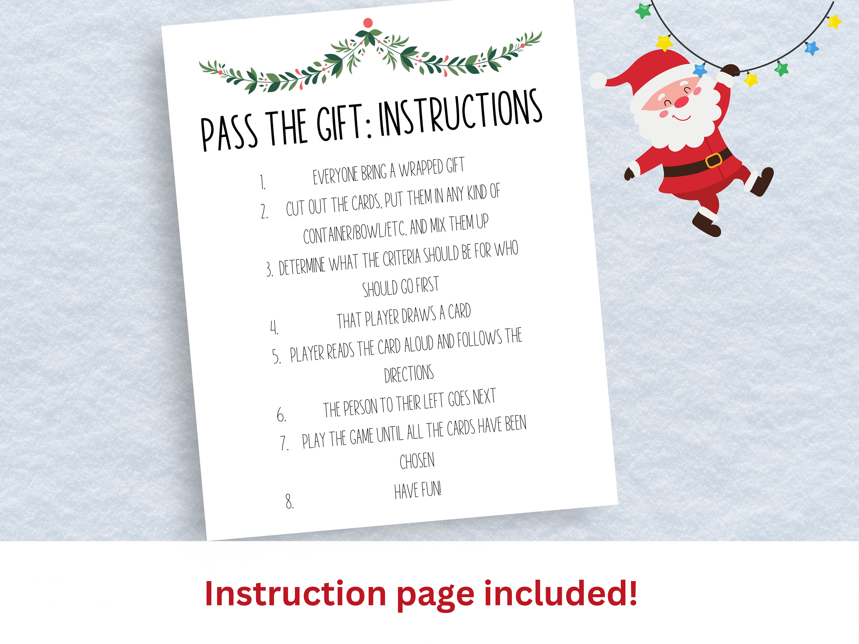 Pass the Gift Game | Gift Exchange Game | White Elephant Game | Gift ...