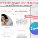 Meet the Teacher Template | Editable Meet the Teacher Template | All ...