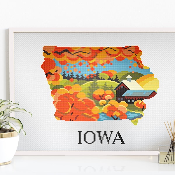 Iowa Landscape - Etsy