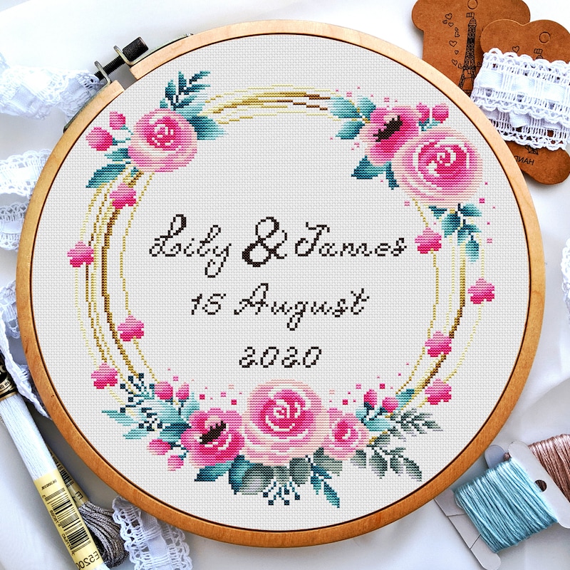 Wedding Cross Stitch - Etsy