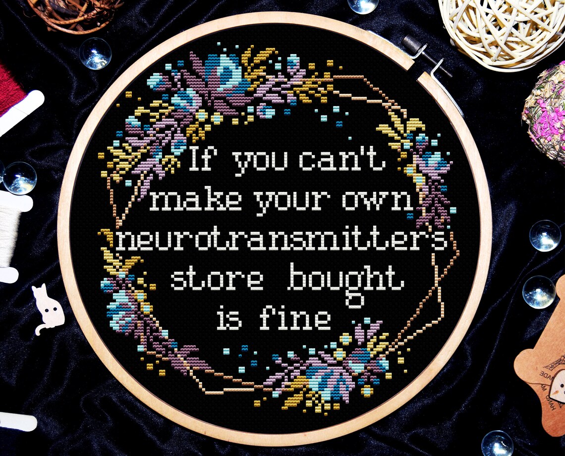Quote Cross Stitch Pattern, If You Can't Make Your Own ...
