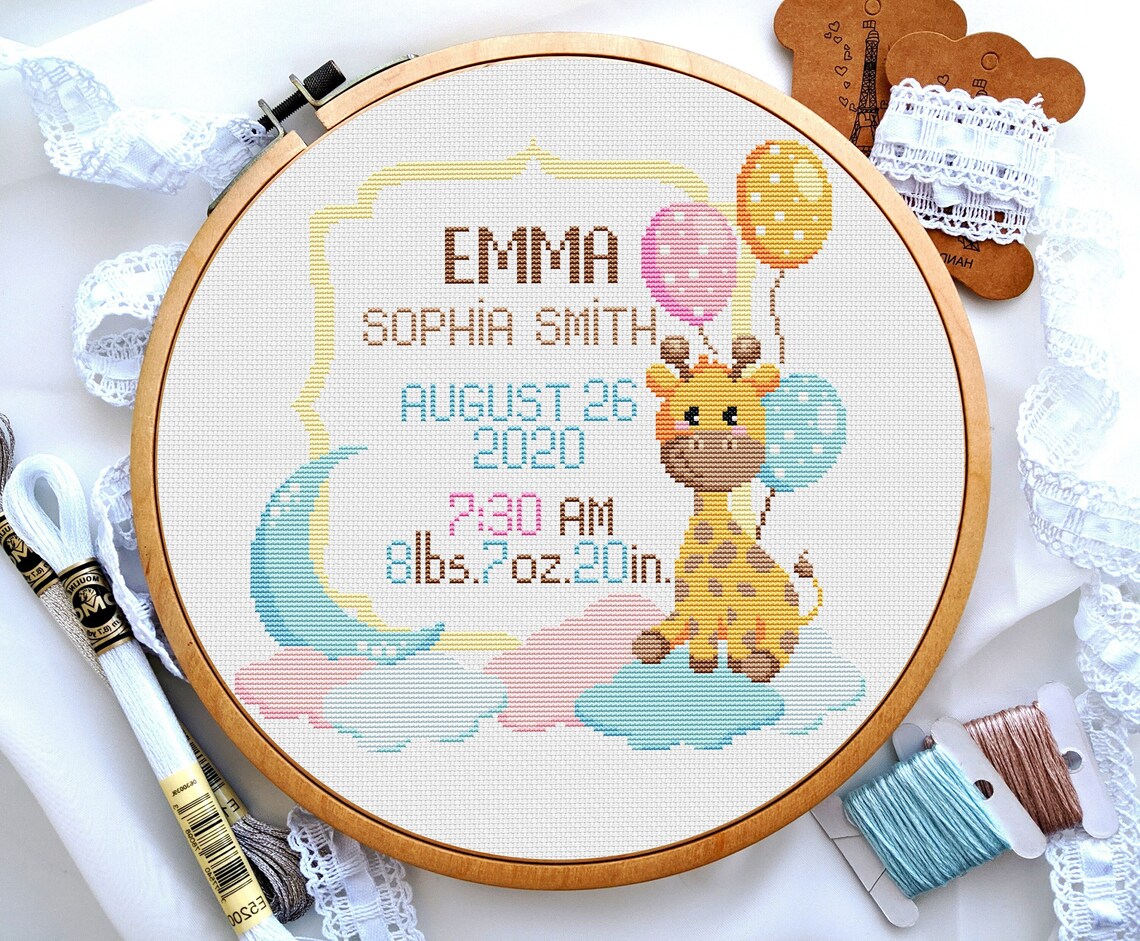 Birth Announcement Cross Stitch, Baby Announcement Cross Stitch, Funny ...