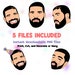 Drake Clip Art - Drake Party Decor - Drake Party Props - Drake Stickers ...