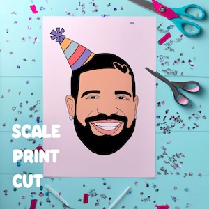 Drake Clip Art - Drake Party Decor - Drake Party Props - Drake Stickers ...