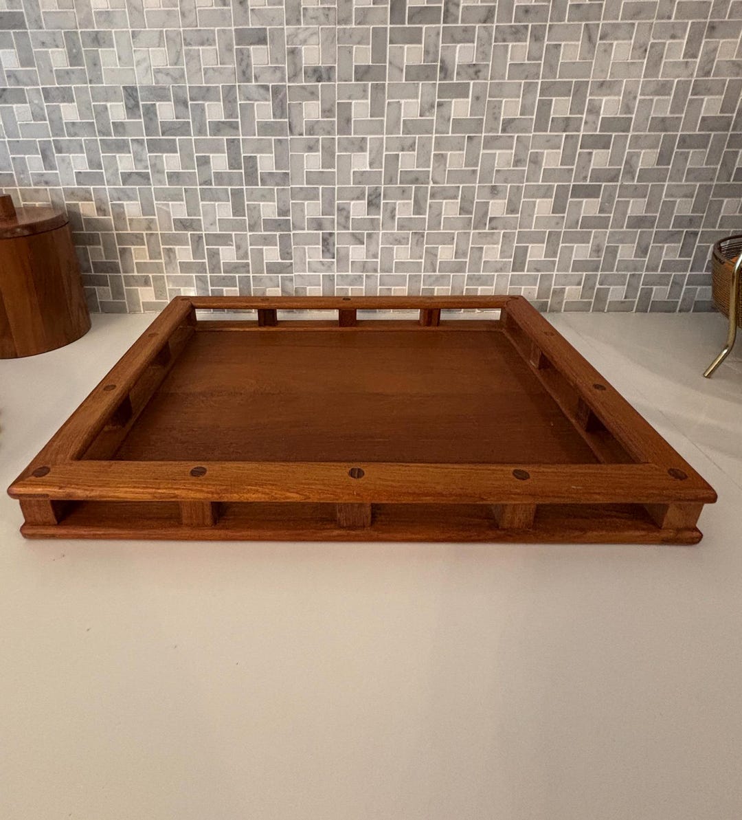 Dansk Teak Wood Tray by Jens Quistgaard, Mid-century - Etsy