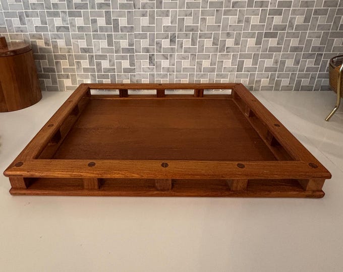 Dansk Teak Wood Tray by Jens Quistgaard, Mid-century - Etsy