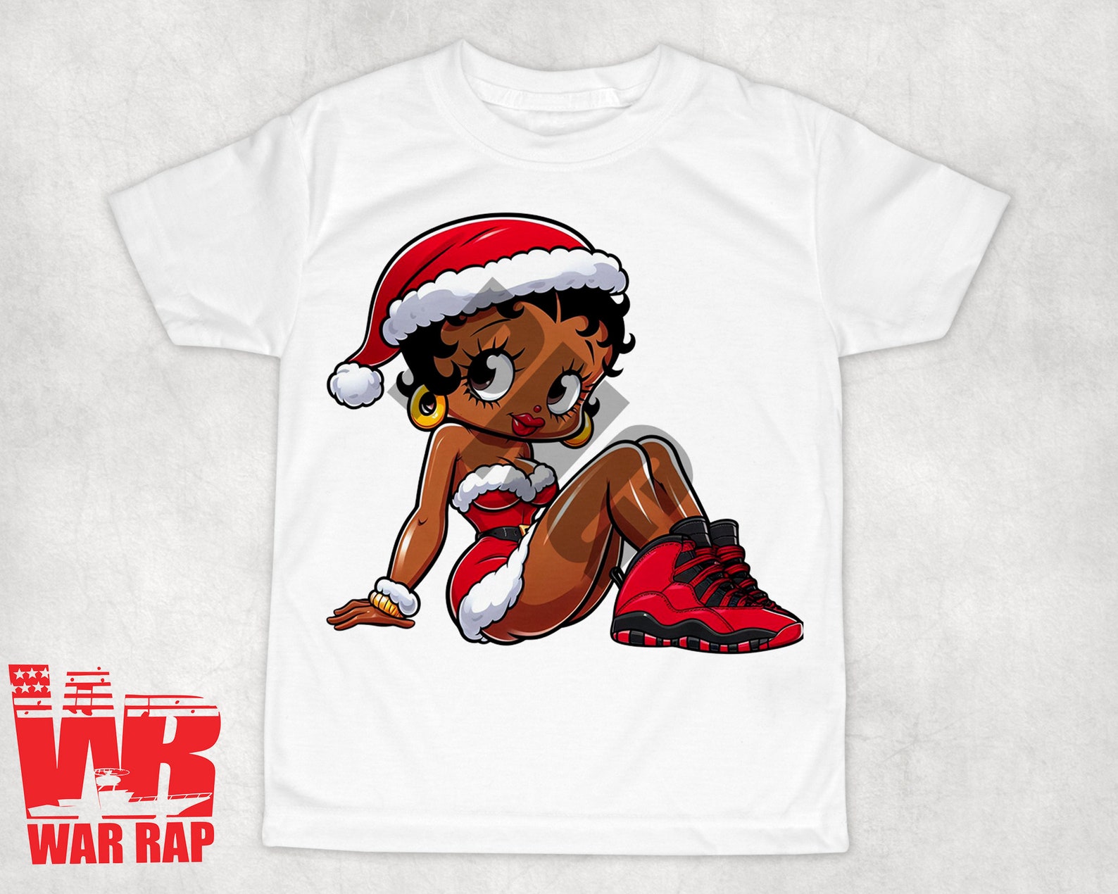 Betty Boop Santa Png File - Etsy