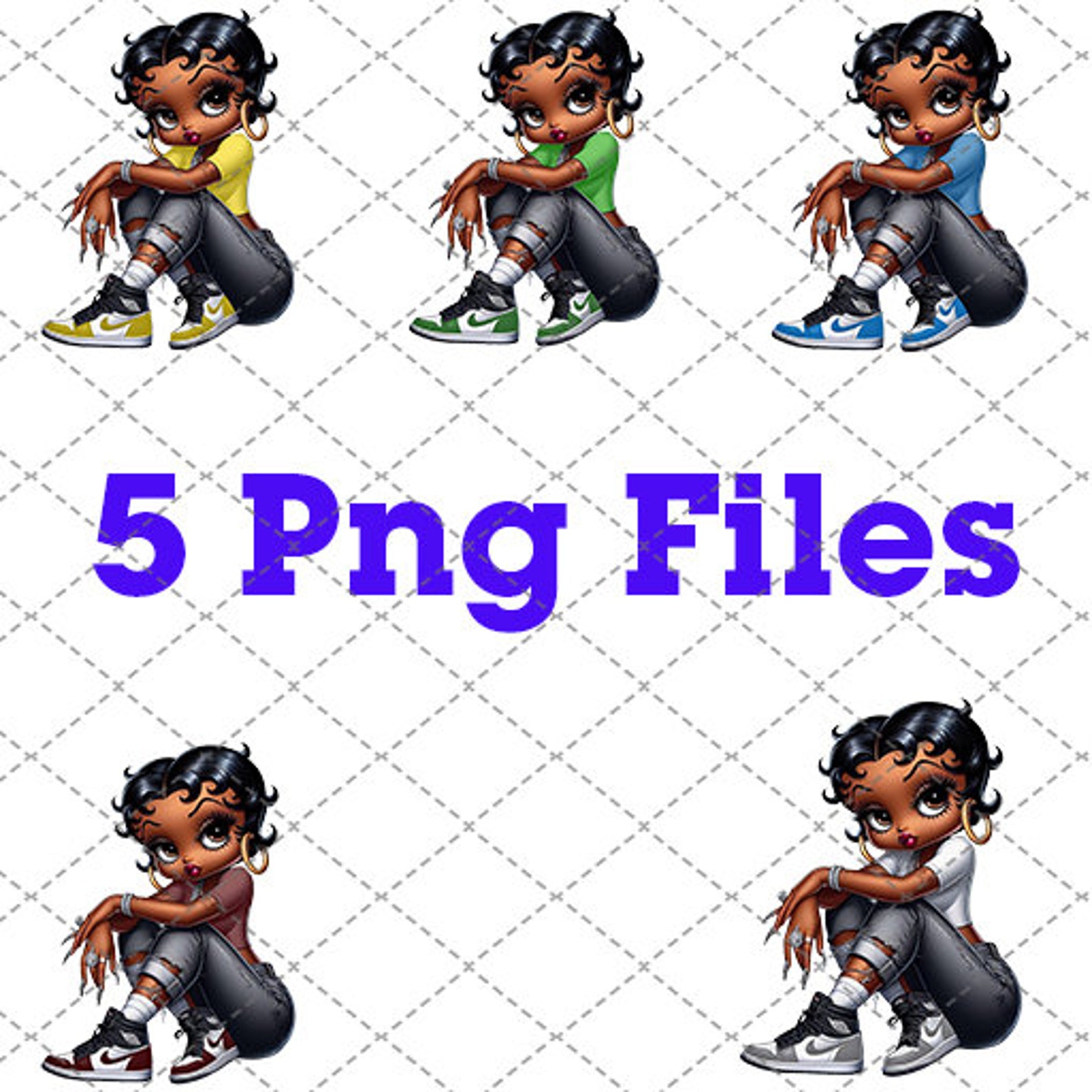 Betty Boop Color Pack - Etsy