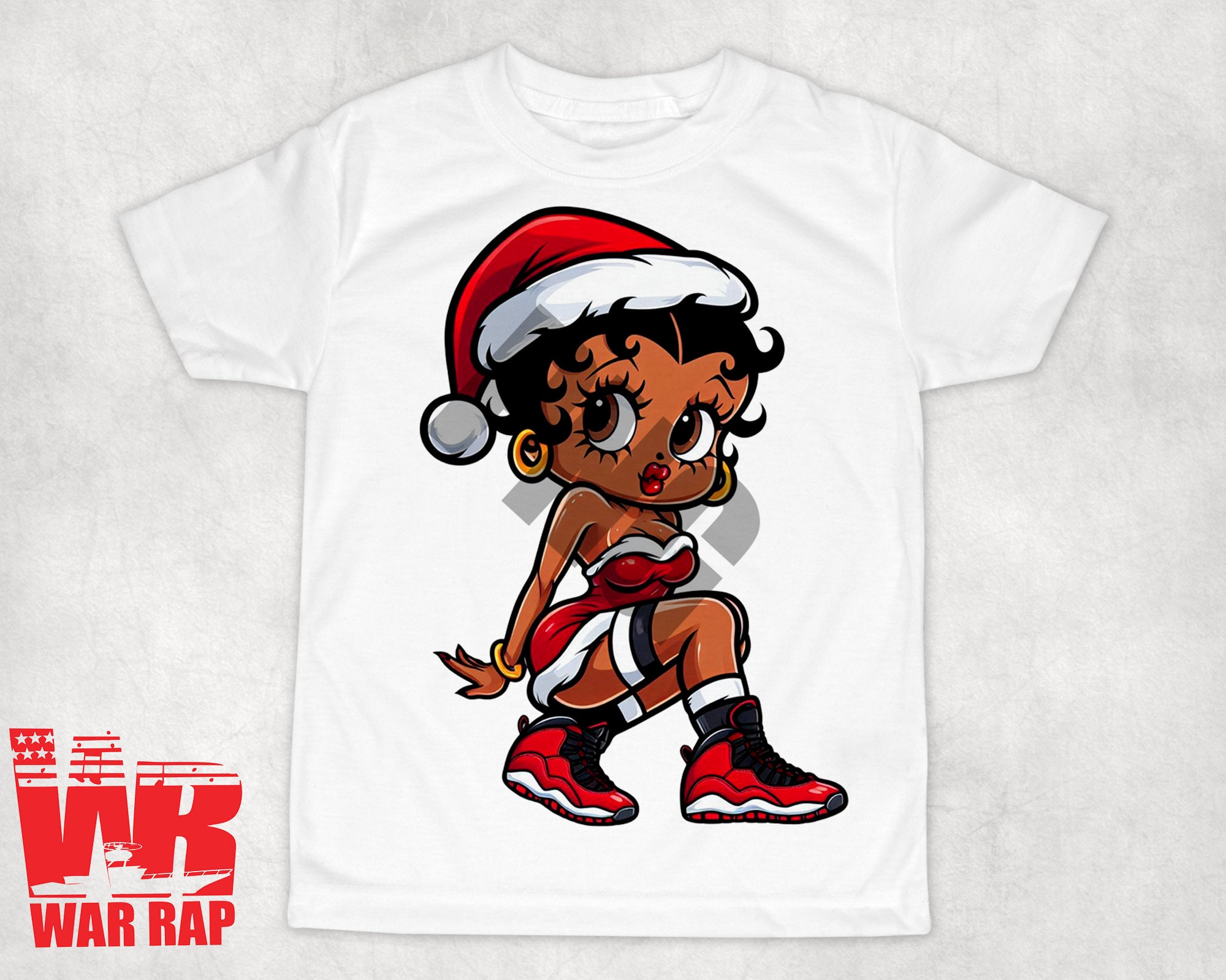 Betty Boop Santa 2 Png File - Etsy