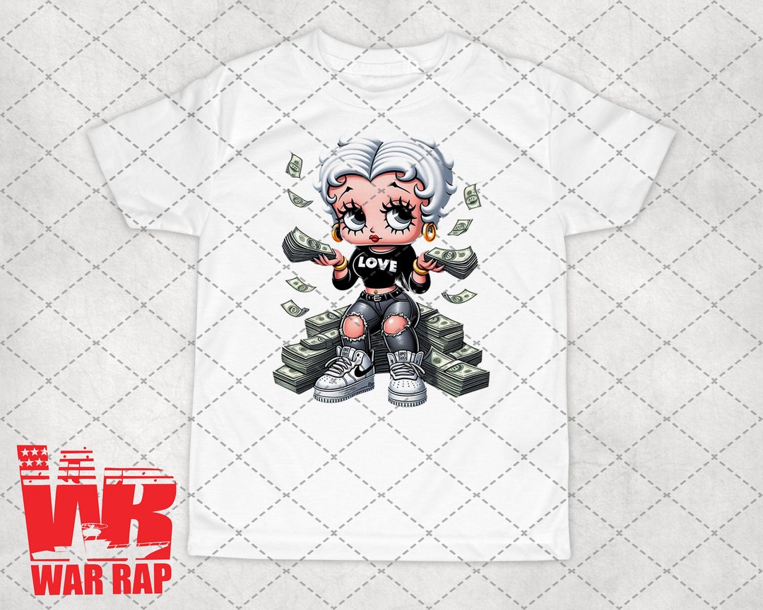 Betty Boop Loves Money Png File 3 - Etsy