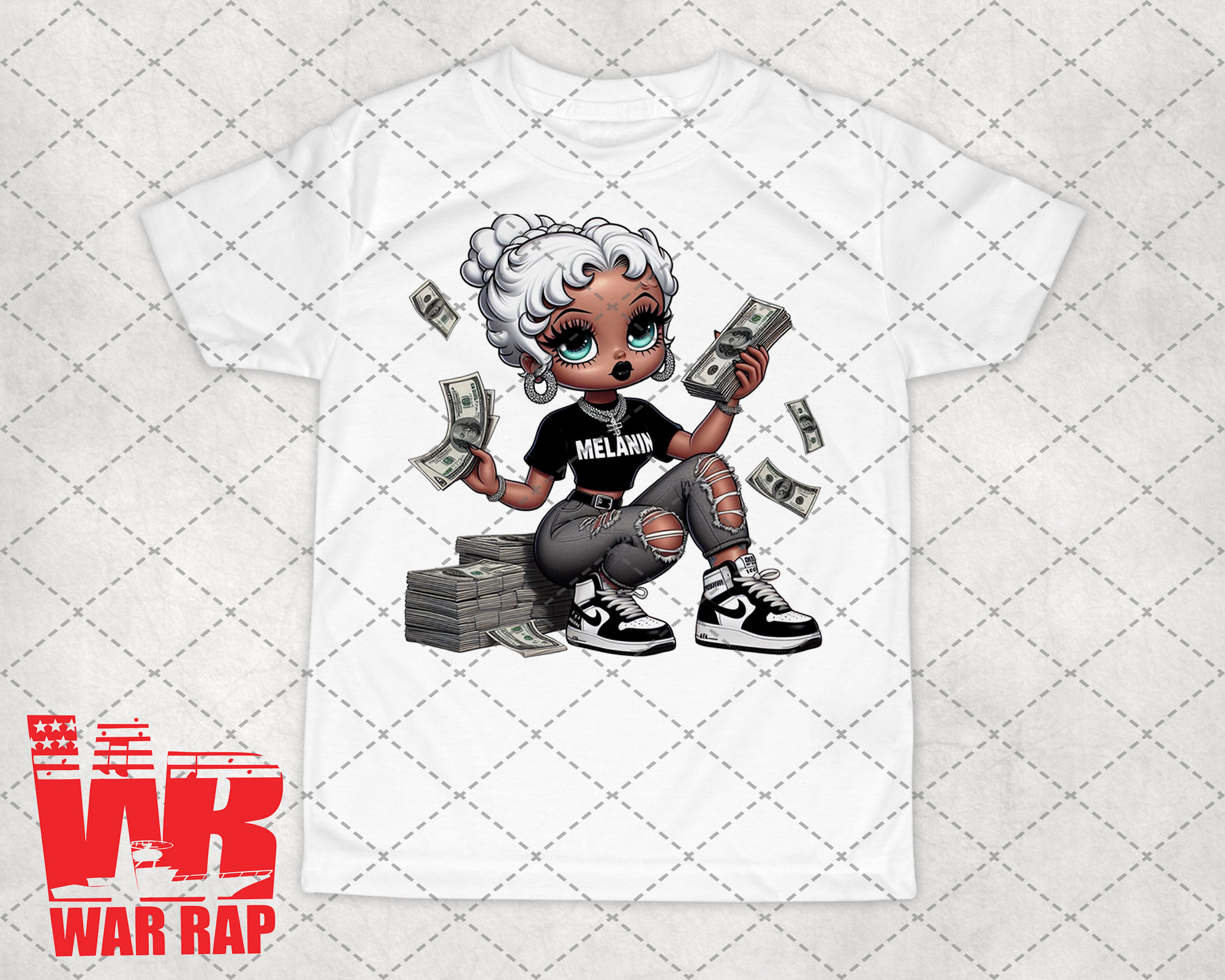 Betty Boop Loves Money Png File 4 - Etsy