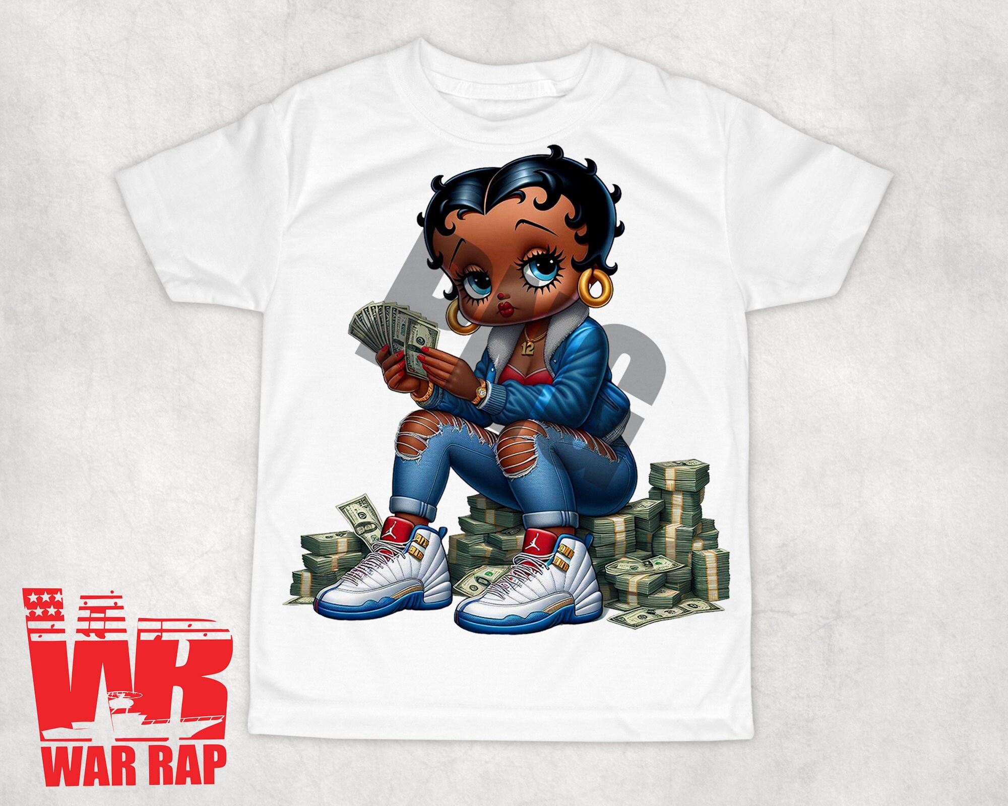 Betty Boop Loves Money Png File - Etsy