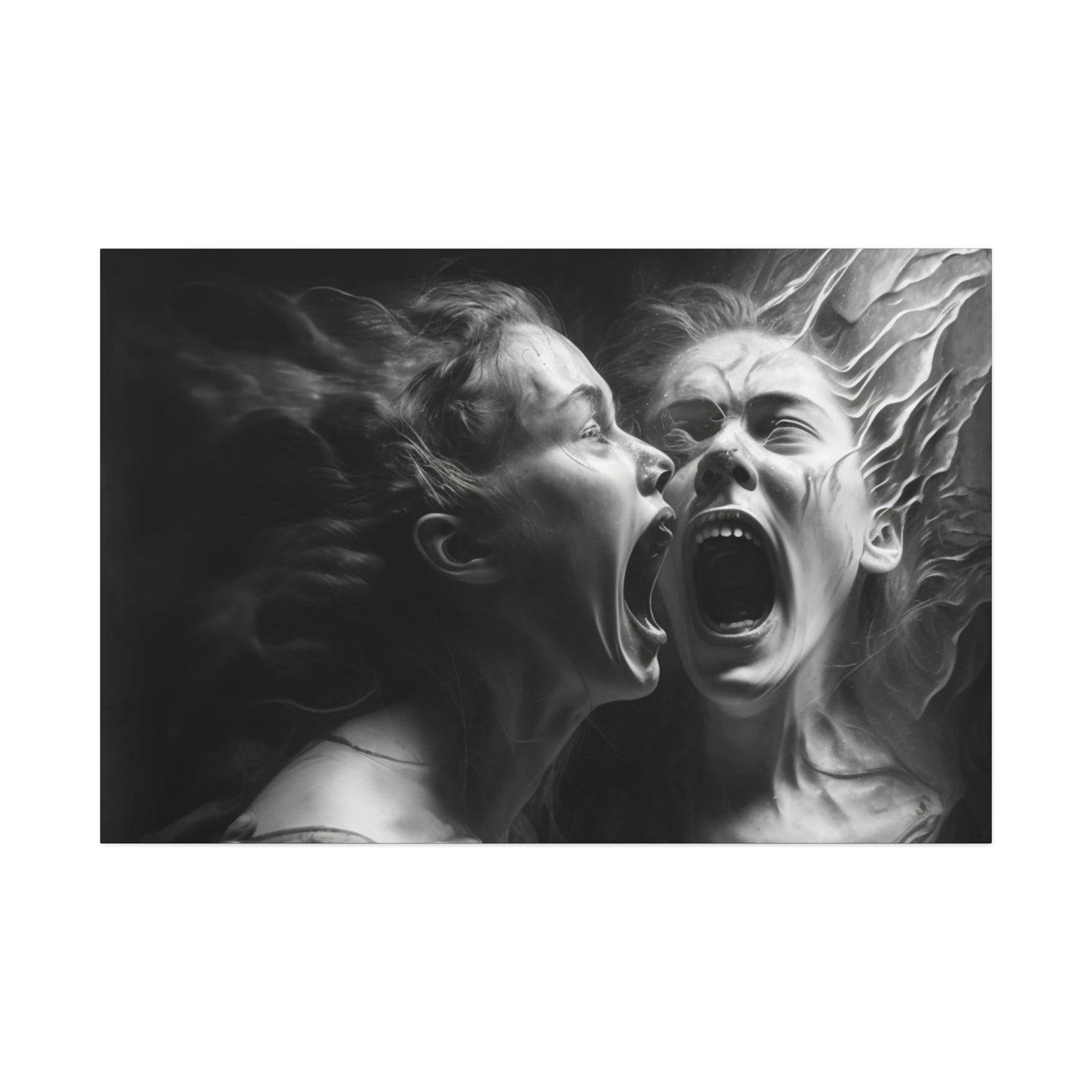Strange Encounters Gothic Horror Canvas Art - Etsy