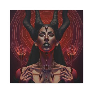 Pagan Goddess Art Print, Divine Feminine Art Print, Strong Woman ...