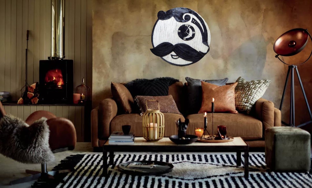 Hand Crafted Wooden Natty Boh Wall Clock - Etsy