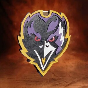 Baltimore Ravens Head Logo - Etsy