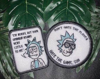 Rick and Morty Patch - Etsy